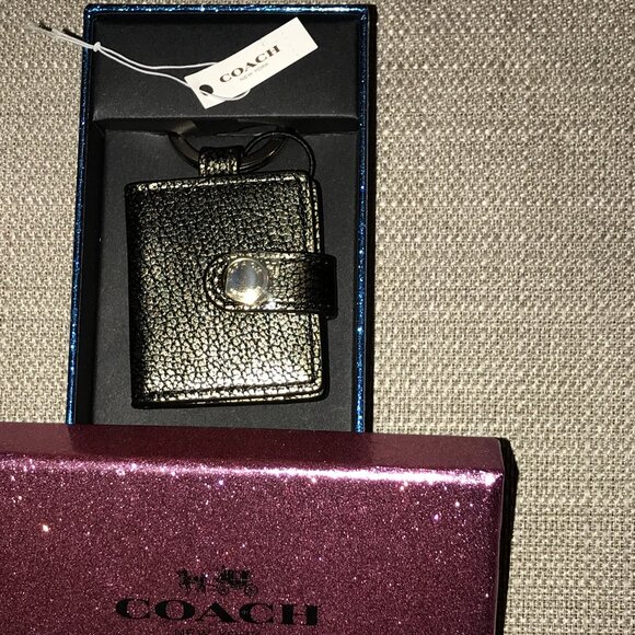 Coach | Accessories | Coach Gunmetal Photo Book Keychain | Poshmark